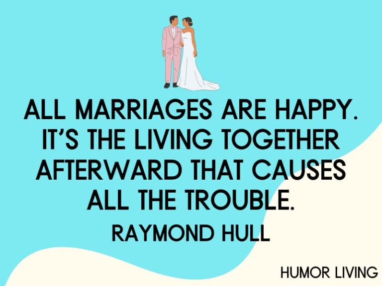 80+ Funny Marriage Quotes That Are Hilarious and Relatable - Humor Living