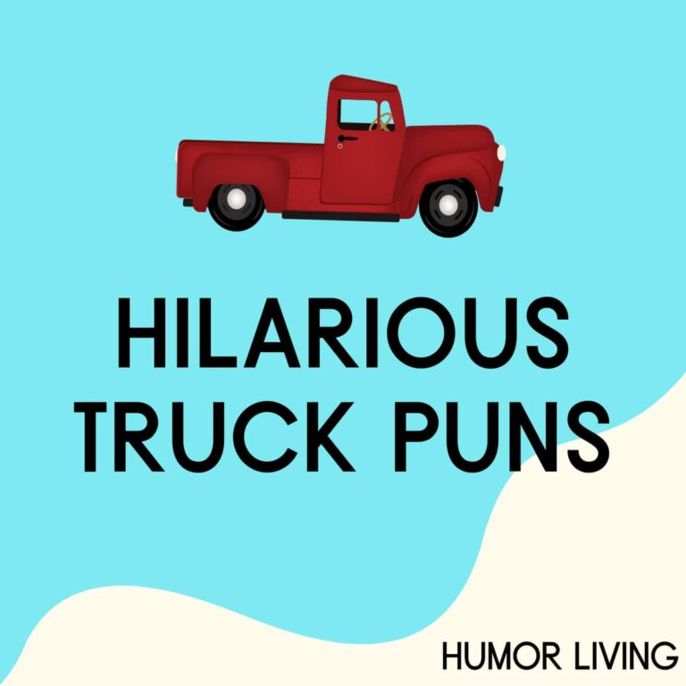 80+ Hilarious Truck Puns to Haul Your Way to Laughter - Humor Living